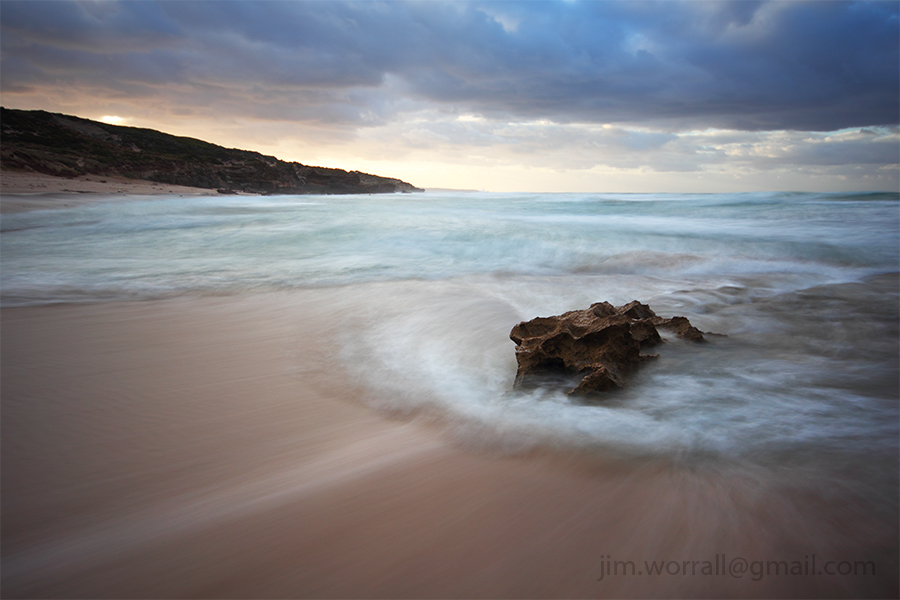 Montforts beach – Blairgowrie | Photography by Jim Worrall